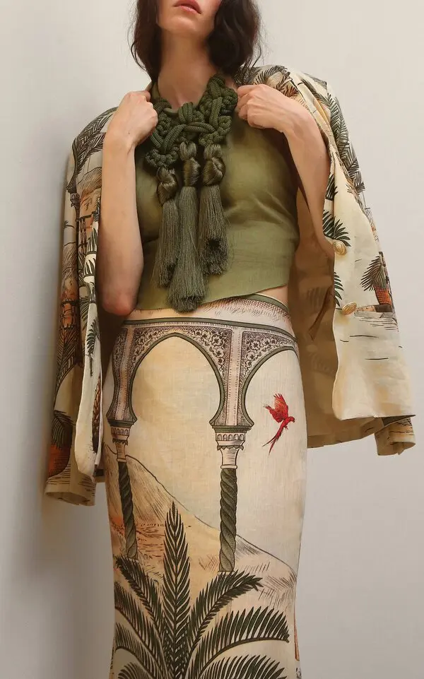 Johanna Ortiz Printed Blazer - Print