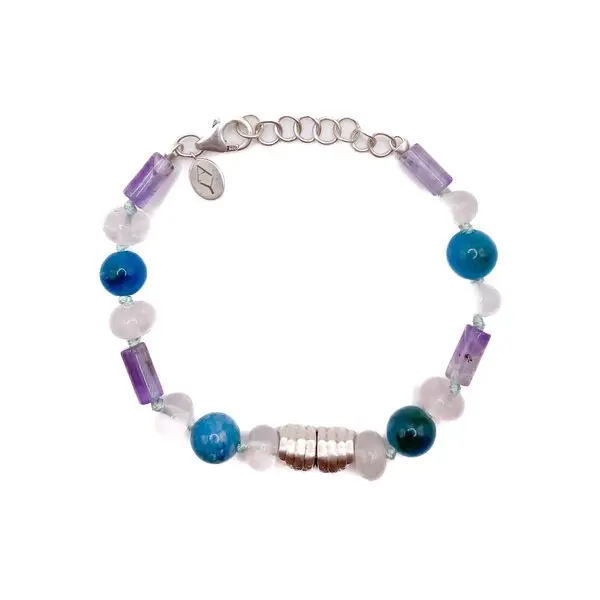Après Youth Spud' Beaded Friendship Bracelet & Silver - Blue