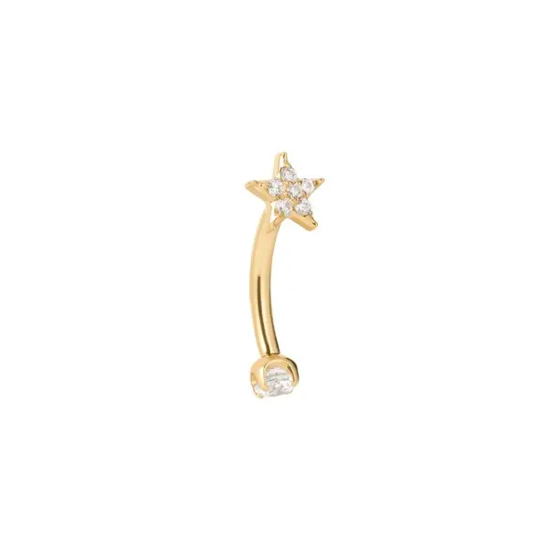 VANCHI Crystal Star Titanium Rook Barbell
