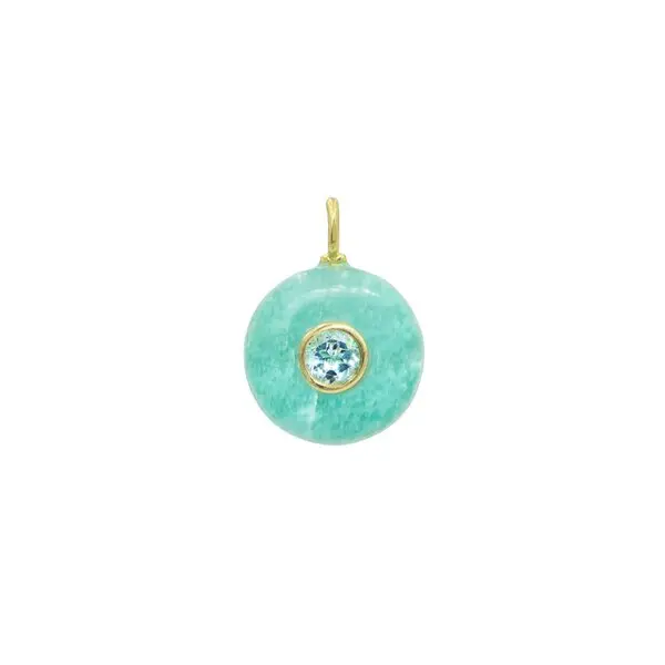 KAMARIA Amazonite And Topaz Pendant