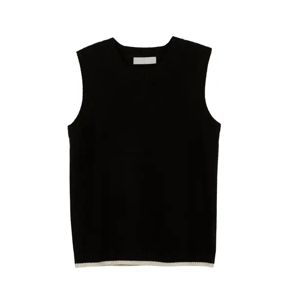 COVE Sleeveless Crewneck Knit Top