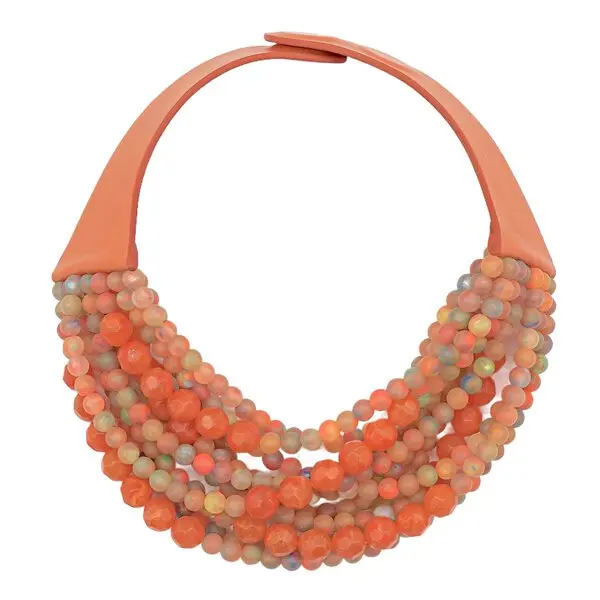 Fairchild Baldwin Marcella Tropical Necklace - Orange