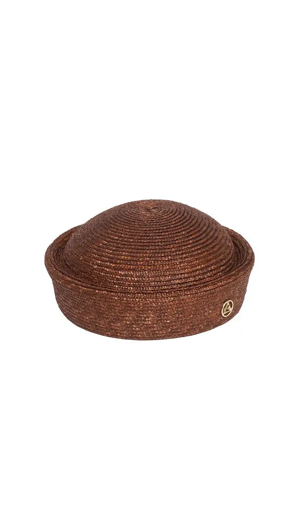 LE TRAP Milos Handwoven Straw Fascinator