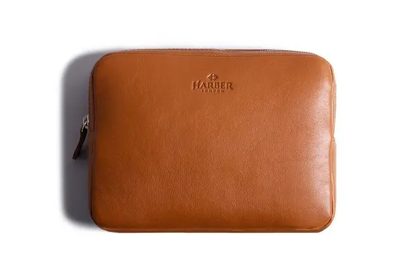HARBER LONDON Tech Dopp Kit Tan - Orange