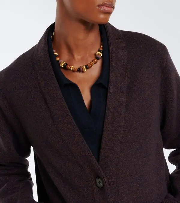Dorothee Schumacher Wool And Cashmere Coat With Leather Trim