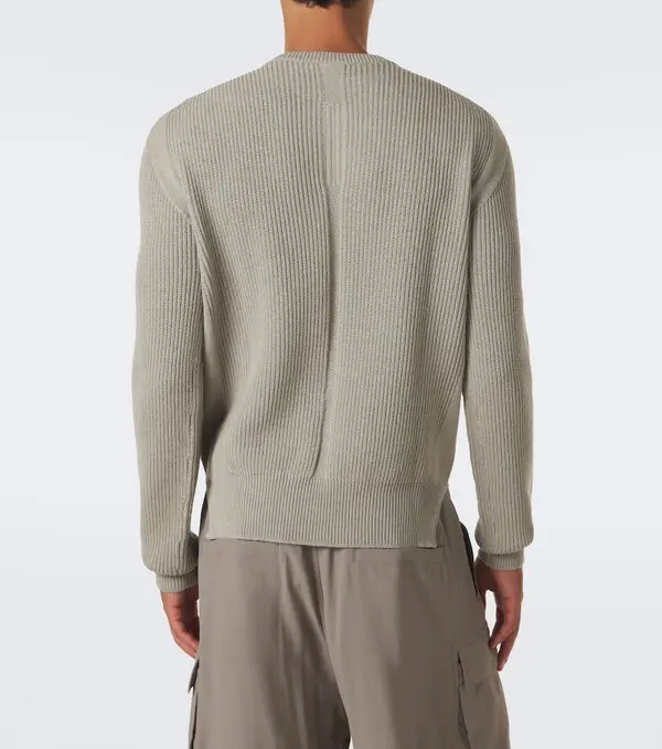 Rick Owens Ribbed-knit Virgin Wool Sweater