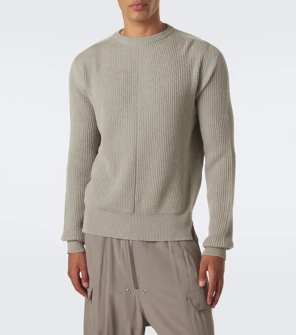 Rick Owens Ribbed-knit Virgin Wool Sweater