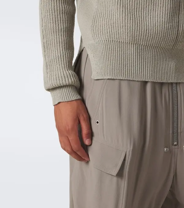 Rick Owens Ribbed-knit Virgin Wool Sweater