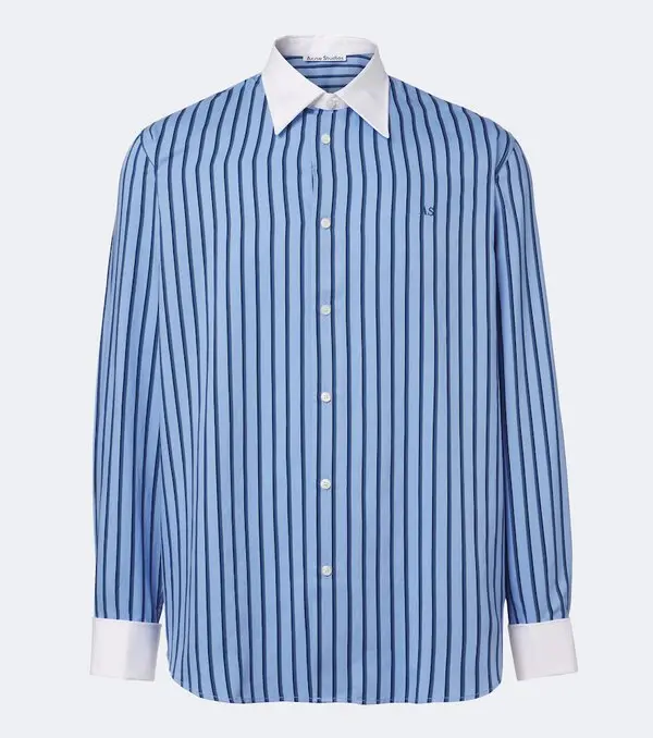 Acne Studios Striped Satin Twill Shirt