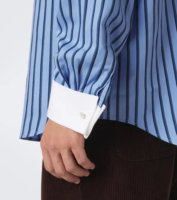 Acne Studios Striped Satin Twill Shirt