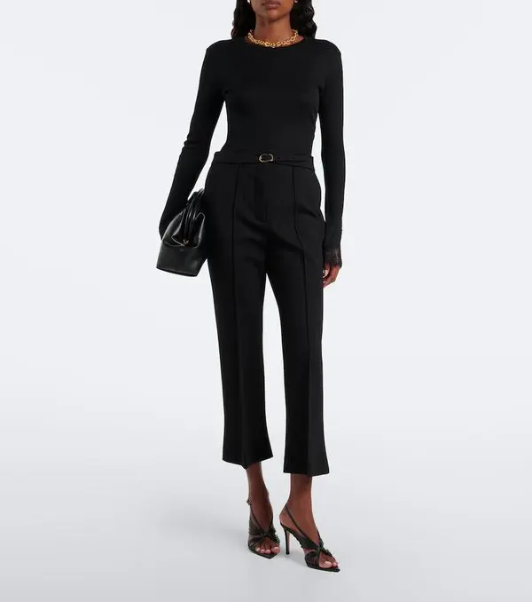 Dorothee Schumacher Lace Trimmed Cotton Top