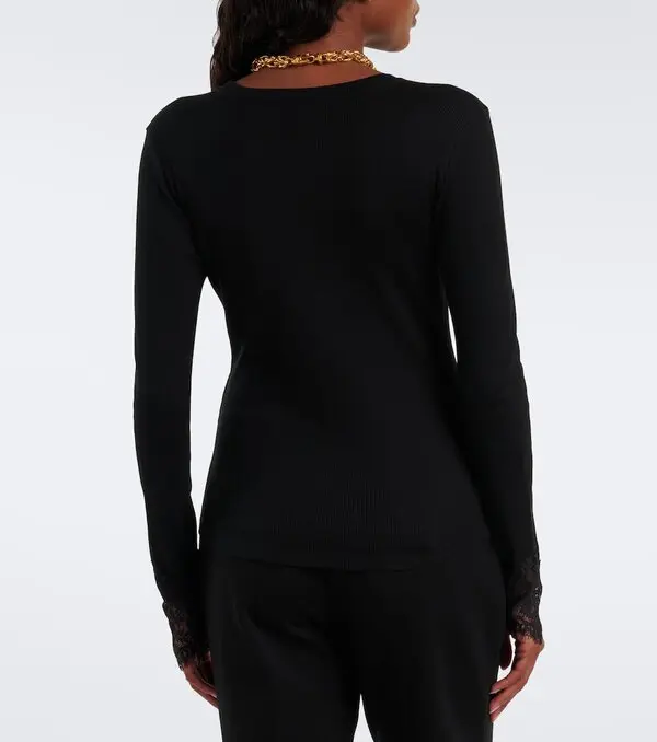Dorothee Schumacher Lace Trimmed Cotton Top