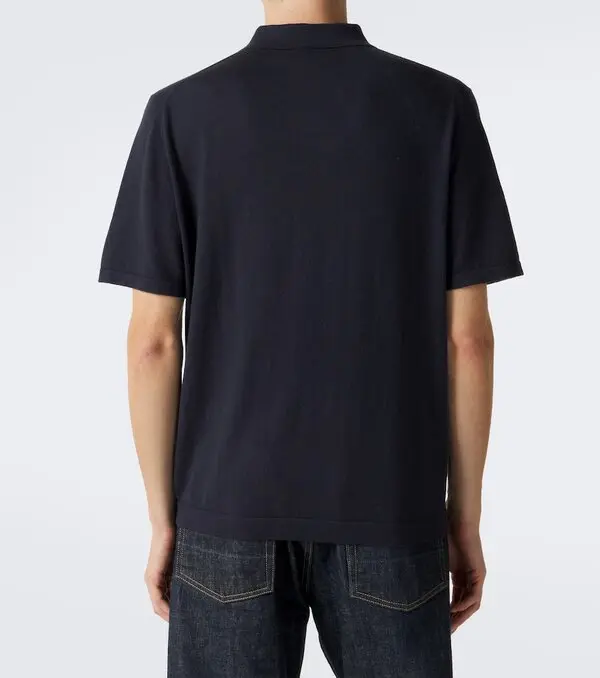 LISA YANG Keir Cotton And Cashmere Polo Shirt