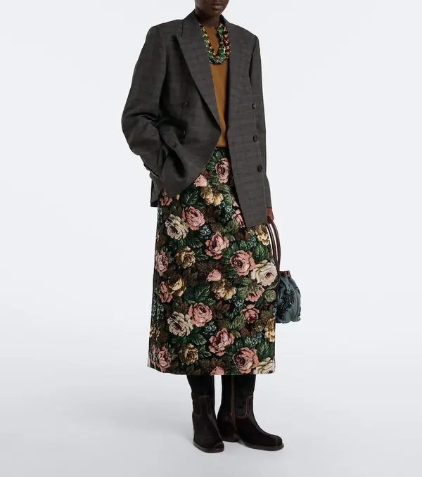 Dries Van Noten Calf Hair Mid-calf Boots