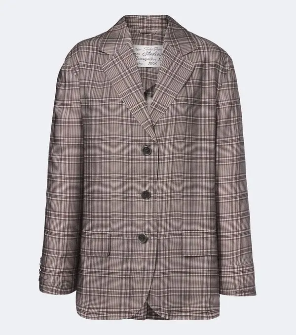 Acne Studios Checked Blazer