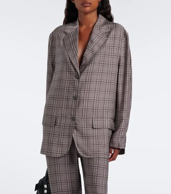 Acne Studios Checked Blazer