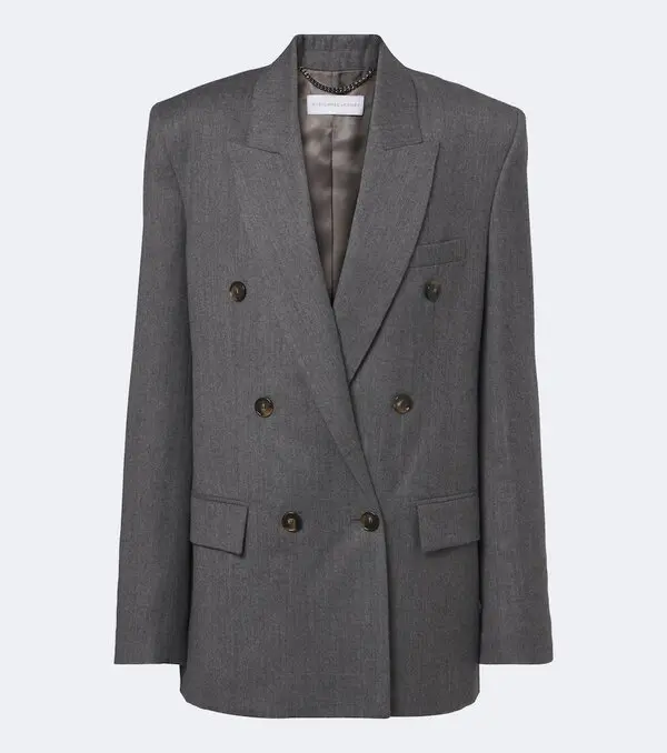 Stella McCartney Double-breasted Wool Blazer