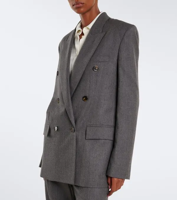 Stella McCartney Double-breasted Wool Blazer