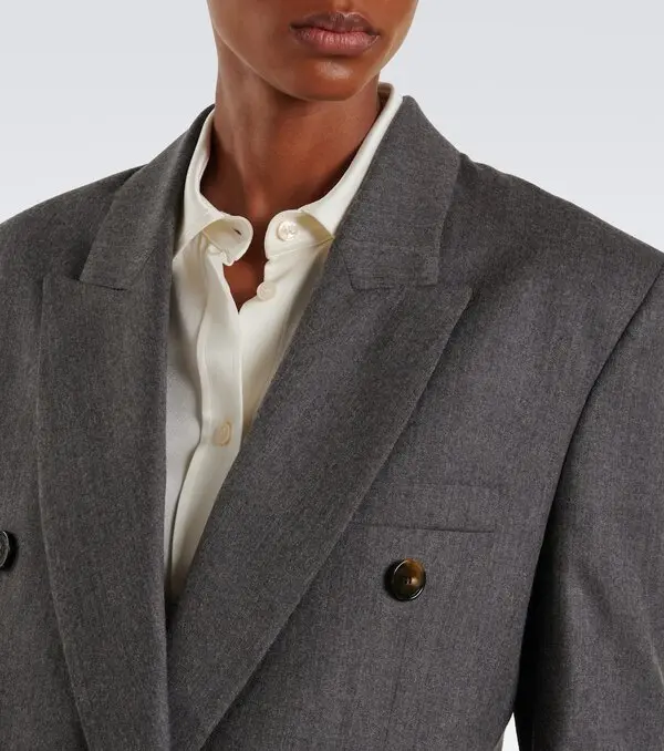 Stella McCartney Double-breasted Wool Blazer