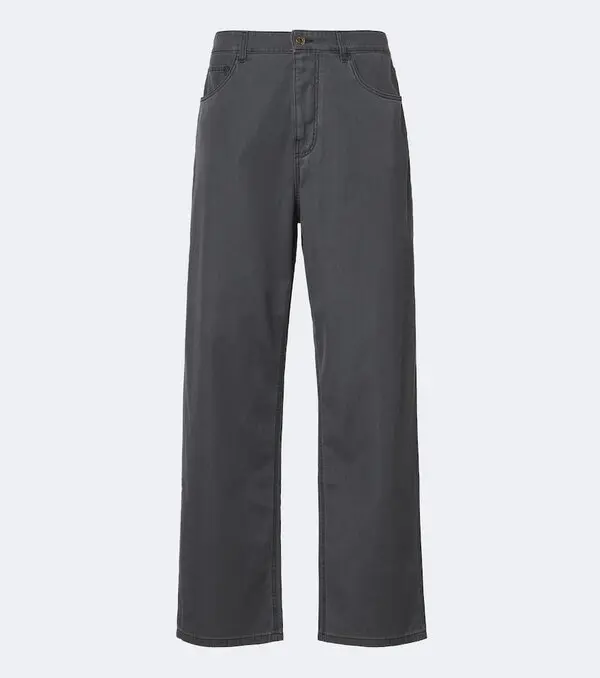 Miu Miu Chambray Wide-leg Pants