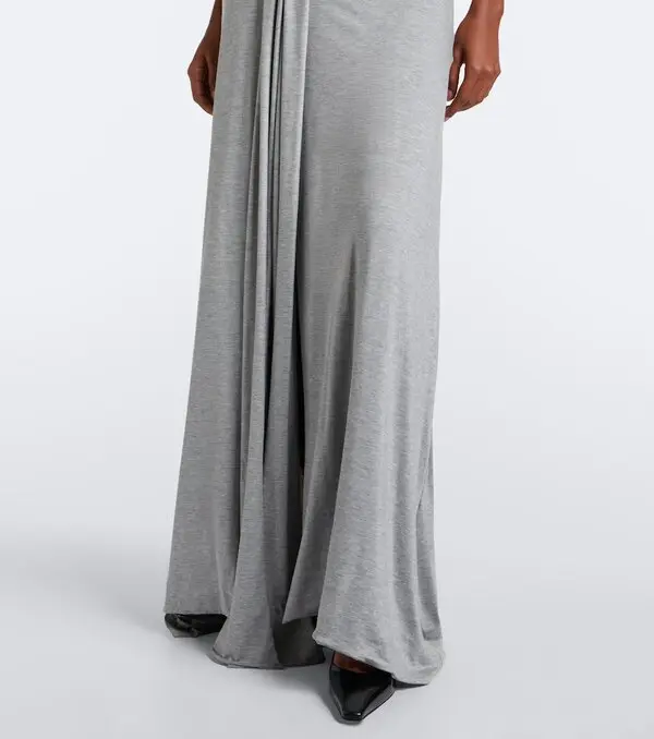David Koma Draped Jersey Gown