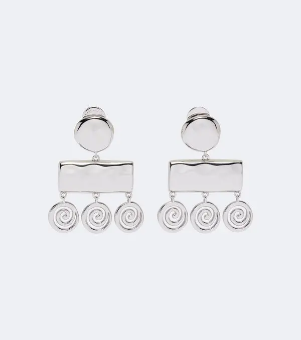 DEHANCHE Koru Drop Earrings - Silver