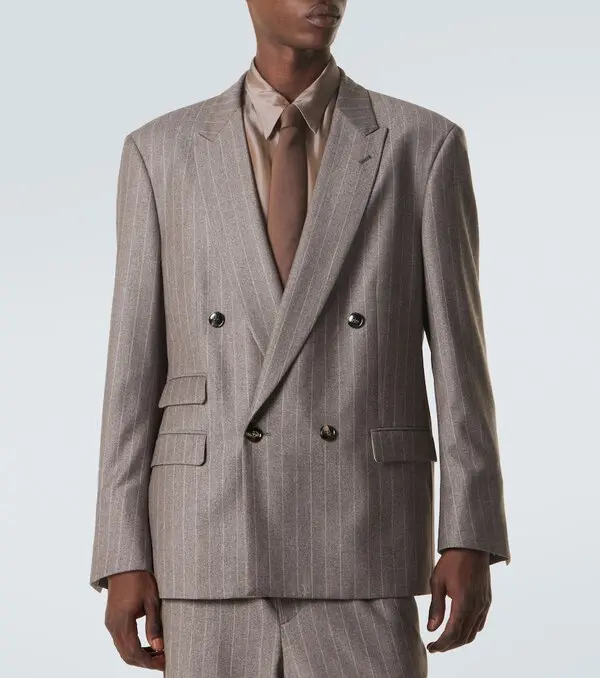 Giorgio Armani Pinstripe Virgin Wool Suit