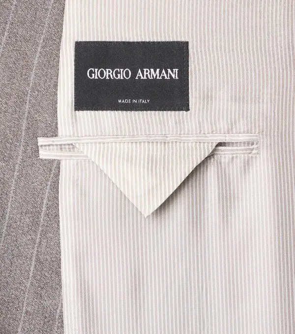 Giorgio Armani Pinstripe Virgin Wool Suit