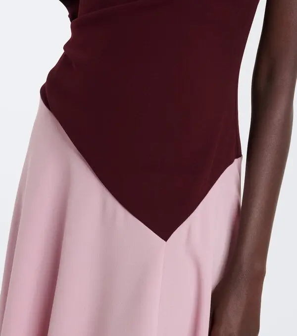 ROKSANDA Oryn Draped Asymmetric Crepe Midi Dress