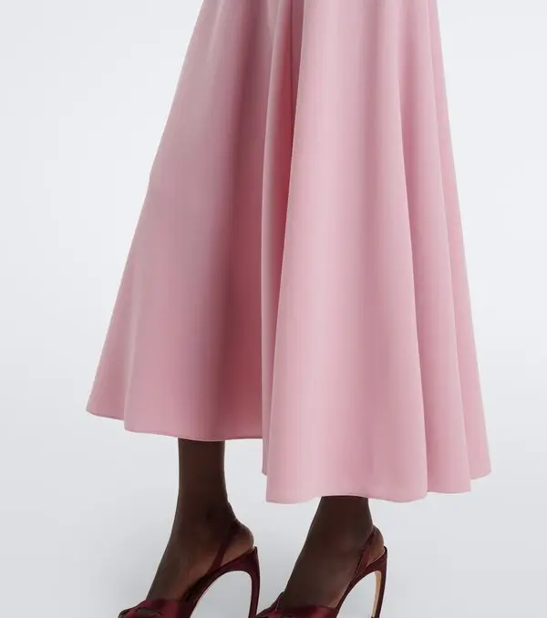 ROKSANDA Oryn Draped Asymmetric Crepe Midi Dress