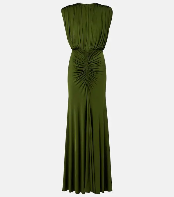 SELF-PORTRAIT Draped Ruched Gown