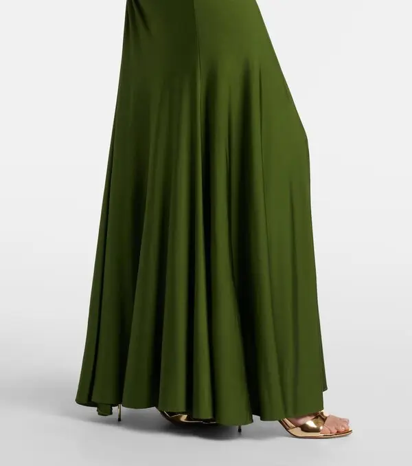 SELF-PORTRAIT Draped Ruched Gown