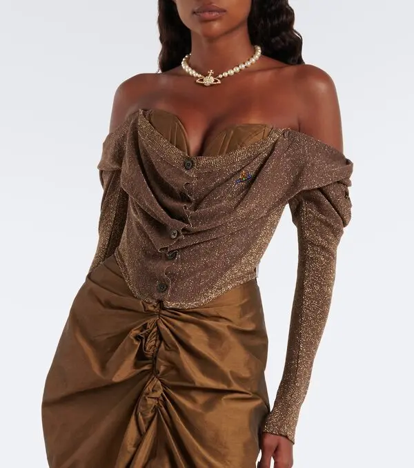 VIVIENNE WESTWOOD Bea Lame Cardigan