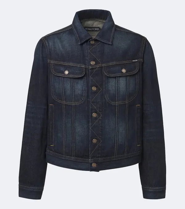 TOM FORD Icon Denim Jacket Indigo