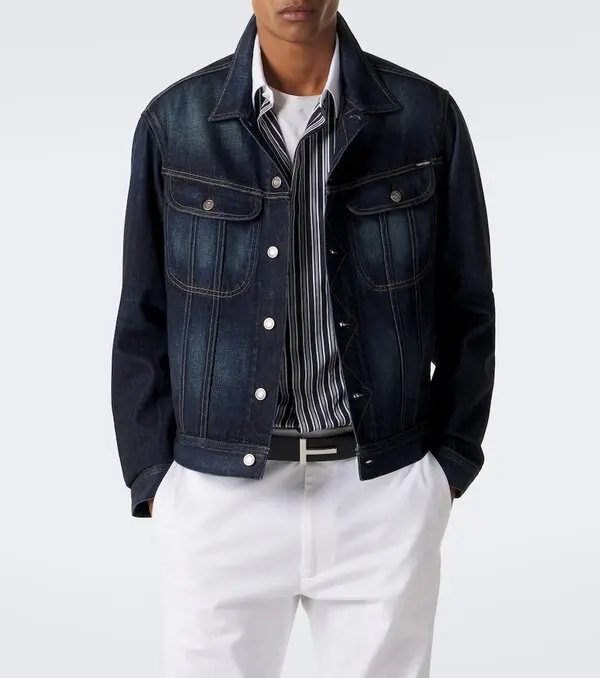TOM FORD Icon Denim Jacket Indigo