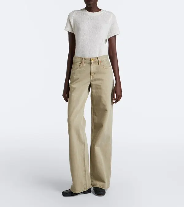 SLVRLAKE Mica Wide-leg Jeans - Grey