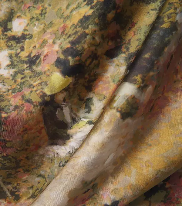 Max Mara Printed Silk Twill Scarf