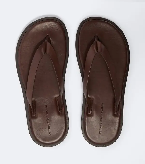 Studio Nicholson Leather Thong Sandals