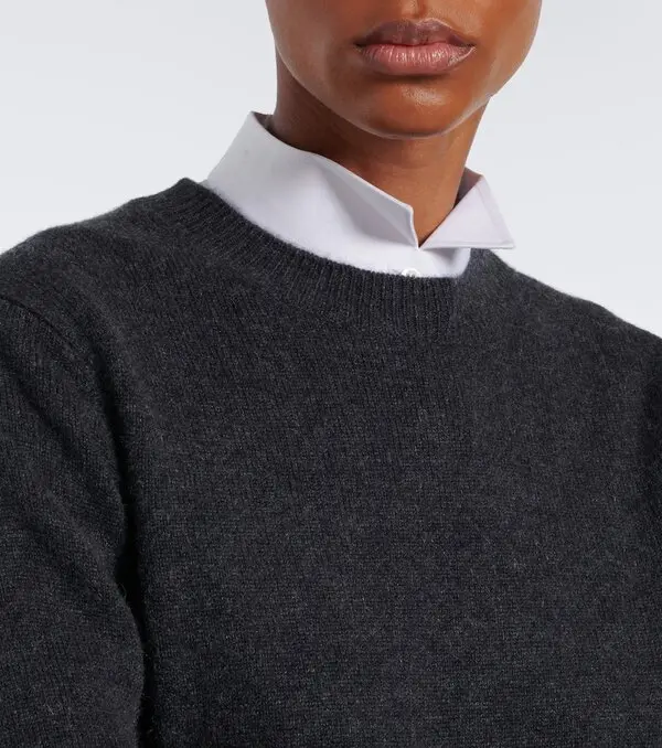 Loulou De Saison Lace-trimmed Cashmere Sweater