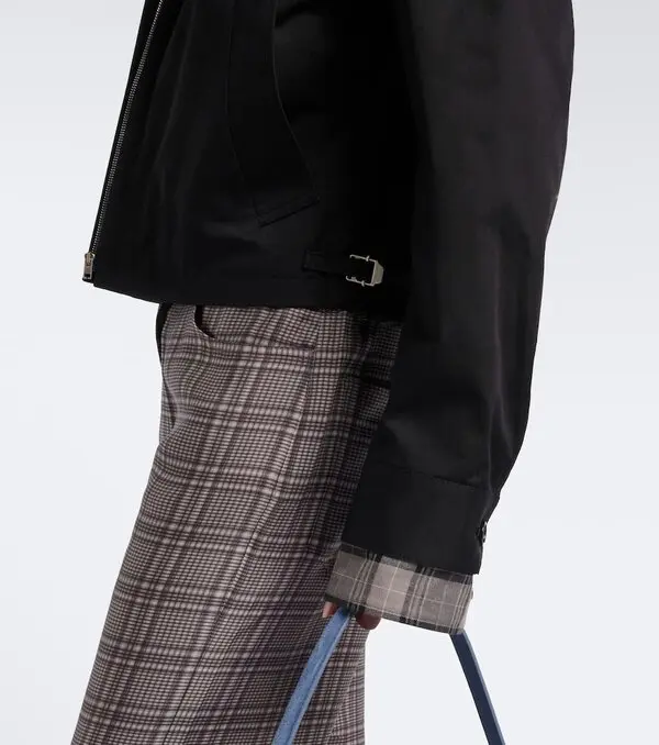 Acne Studios Layered Cotton Twill Jacket