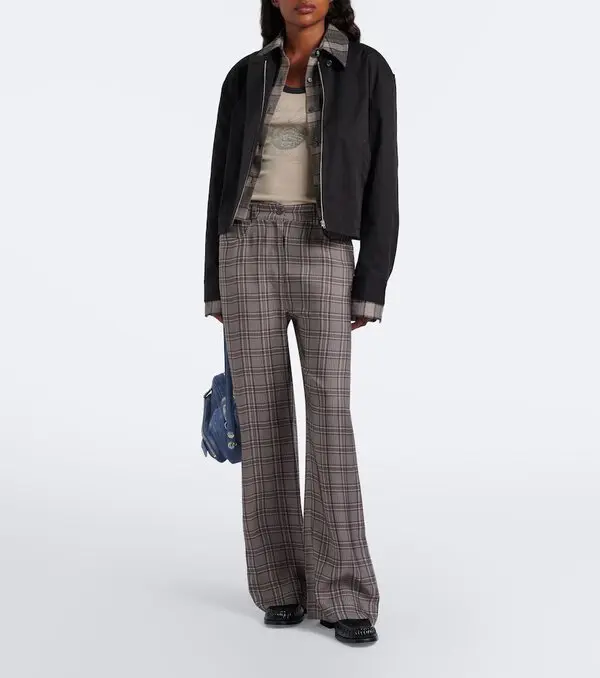 Acne Studios Layered Cotton Twill Jacket