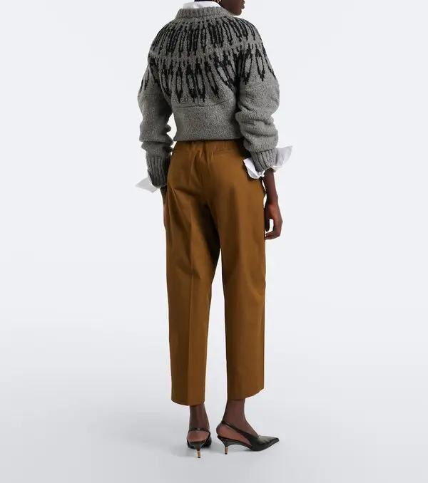 Altuzarra Bix Cotton Tapered Pants