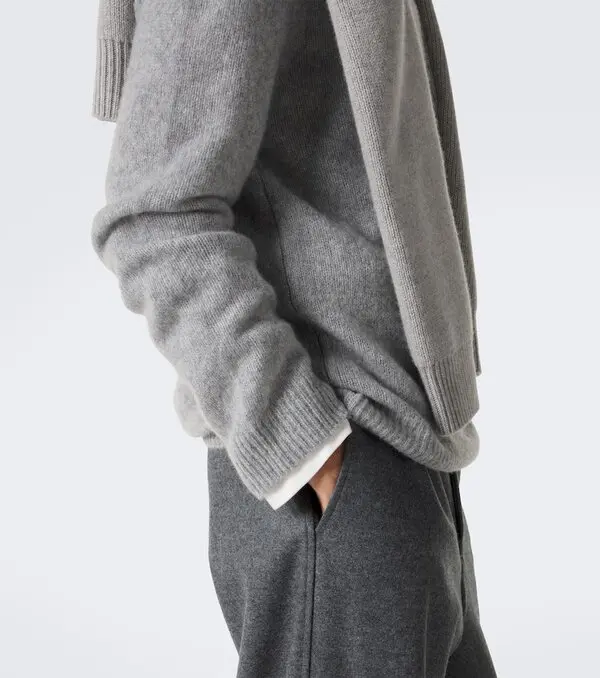 LISA YANG Baxter Cashmere And Silk Crewneck Sweater