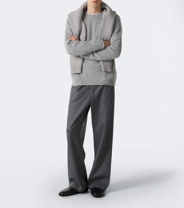 LISA YANG Baxter Cashmere And Silk Crewneck Sweater