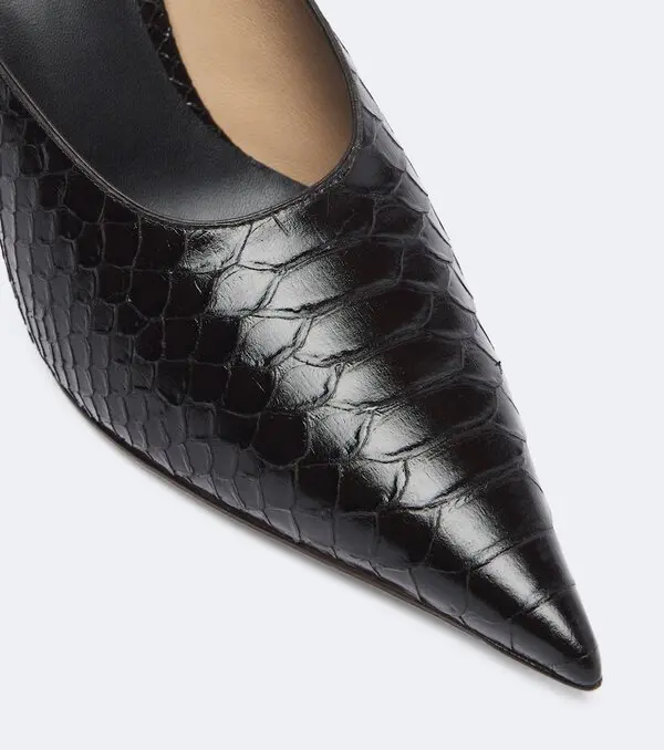 TOM FORD Croc-effect Leather Mules