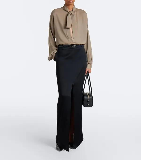 TOM FORD Croc-effect Leather Mules