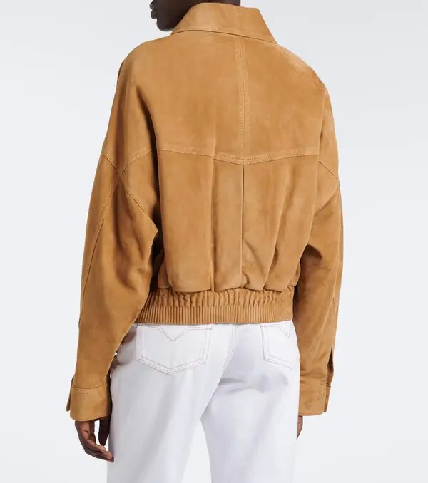 Versace Suede Blouson Jacket