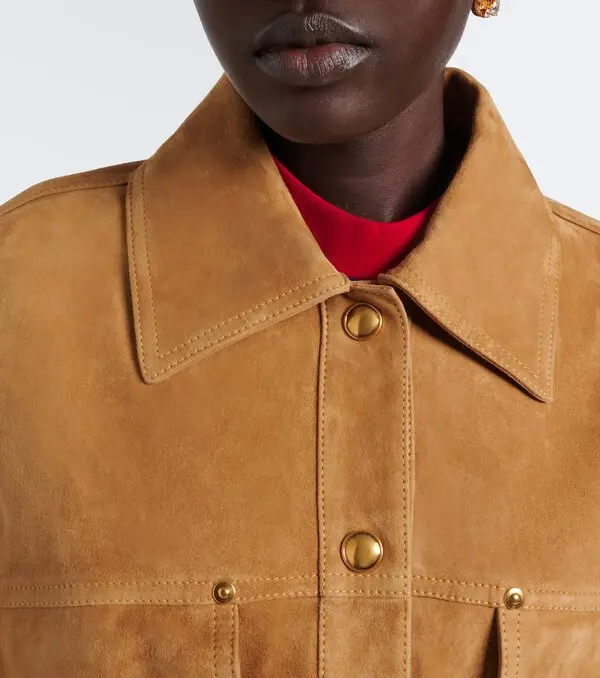 Versace Suede Blouson Jacket