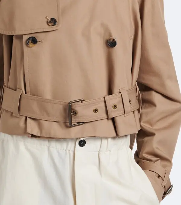 JW Anderson Cropped Cotton Trench Coat