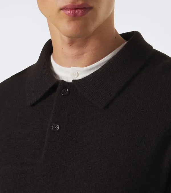 LISA YANG Rufus Cashmere Polo Sweater